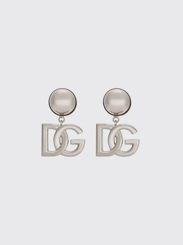 Dolce & Gabbana Dg Logo Earrings - Silver