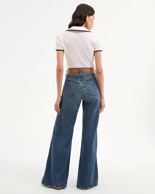 Veronica Beard Kearney Polo Shirt