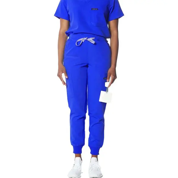 MEMBERS ONLY Valencia Jogger Scrub Pants - Royal Blue