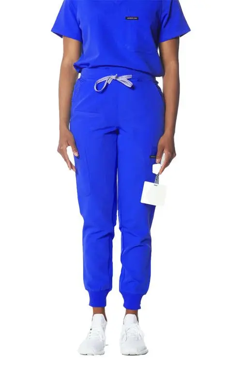 MEMBERS ONLY Valencia Jogger Scrub Pants - Royal Blue