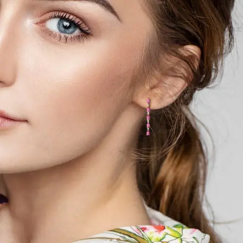 JULIANNA B. 14k Yellow Gold And Diamond Drop Earrings