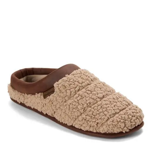 DEARFOAMS Asher Marled Knit Clog Slipper - Latte