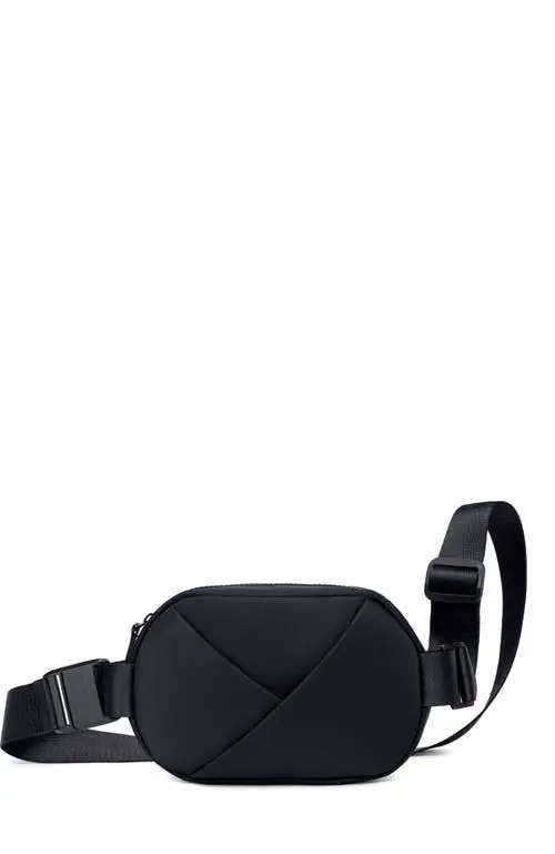 LUX AND NYX Origami Sling Bag And Belt Bag For - Black