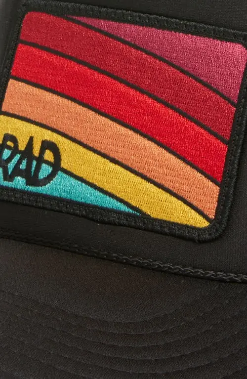 FRIDAY FEELIN’ Patch Trucker Hat - Black