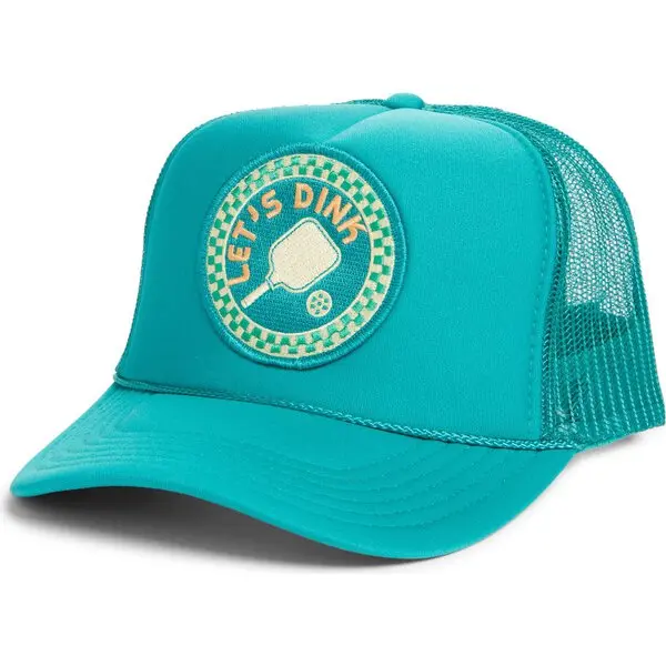 FRIDAY FEELIN’ Patch Trucker Hat - Jade