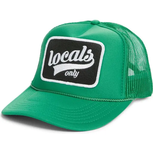 FRIDAY FEELIN’ Locals Only Trucker Hat - Green