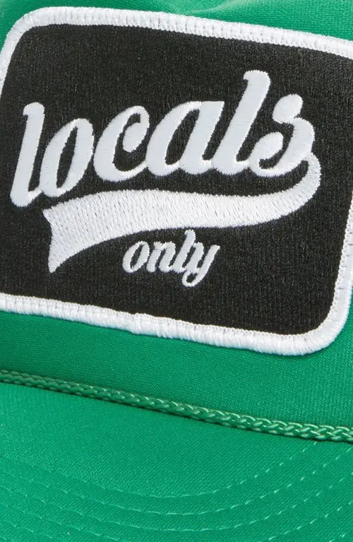 FRIDAY FEELIN’ Locals Only Trucker Hat - Green