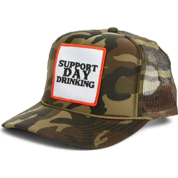 FRIDAY FEELIN’ Patch Trucker Hat - Camo