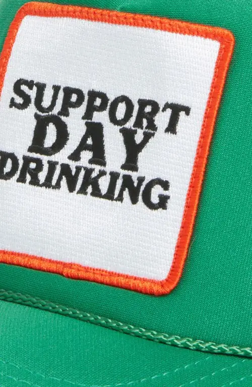 FRIDAY FEELIN’ Patch Trucker Hat - Green