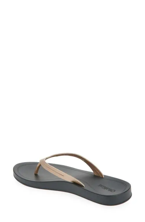 Olukai Lalahi Flip Flop - Copper / Lava Rock