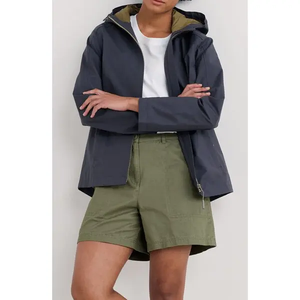 SEASALT CORNWALL Waterway Hooded Waterproof Jacket - Inkwell