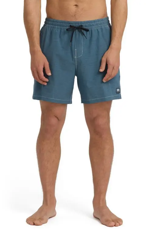 BILLABONG Every Other Day Layback Swim Trunks - Rustic Blue