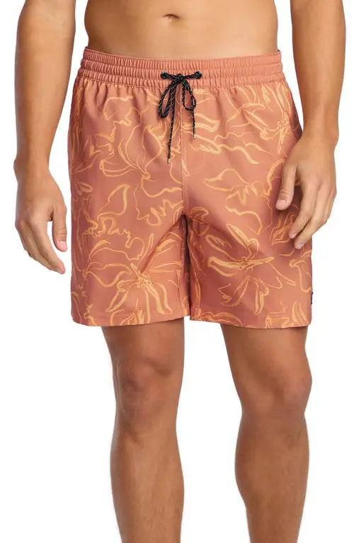 BILLABONG Sundays Layback Swim Trunks - Dusty Rose