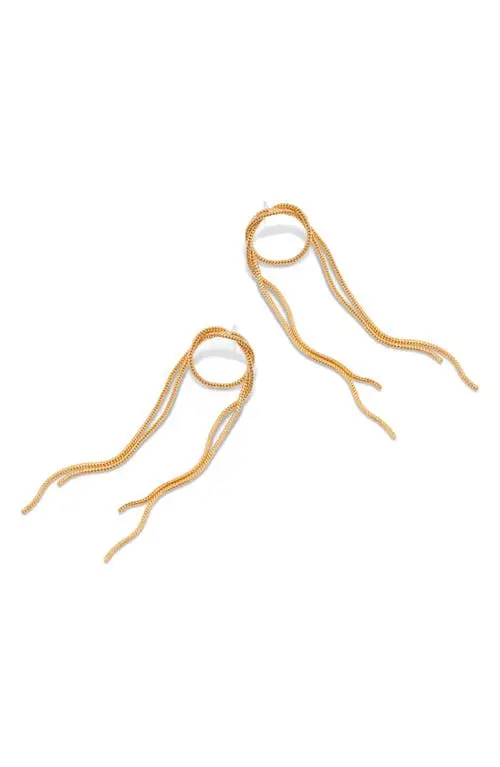 BROOK & YORK Shea Chain Drop Earrings