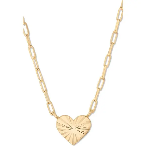 BROOK & YORK Romy Heart Pendant Necklace - Gold