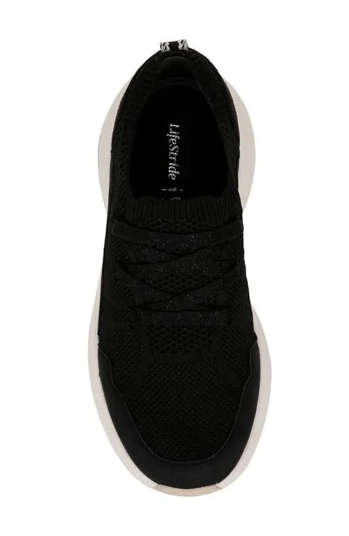 LIFESTRIDE Bzees Impact Slip-on Sneaker - Black Knit