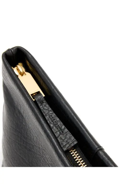 ALLSAINTS Hex Grained Leather Pouch