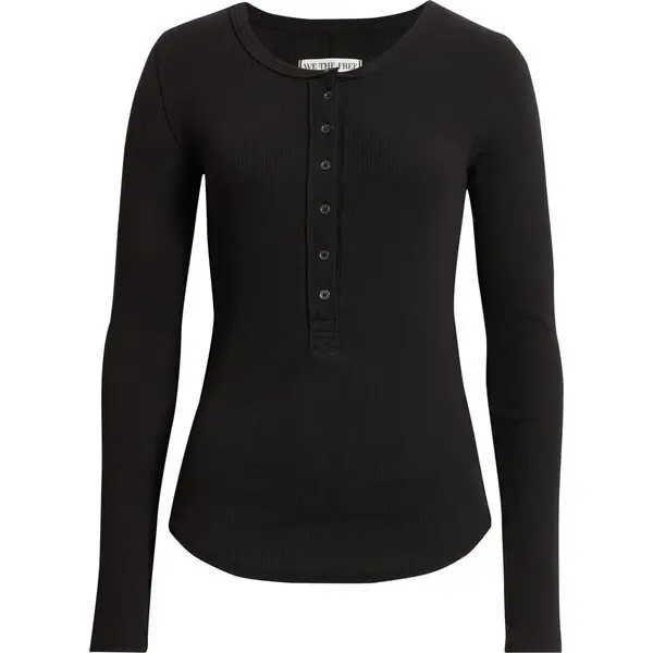 Free People Jamie Henley Top - Pitch Black