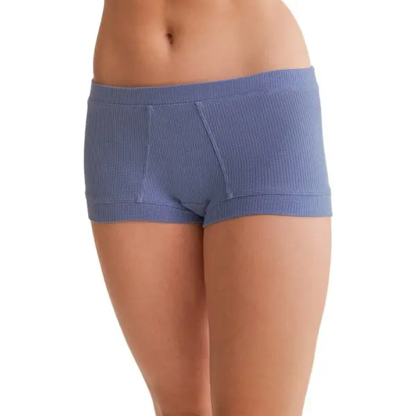 Fleur't Boxer Shorts - Denim Waffle