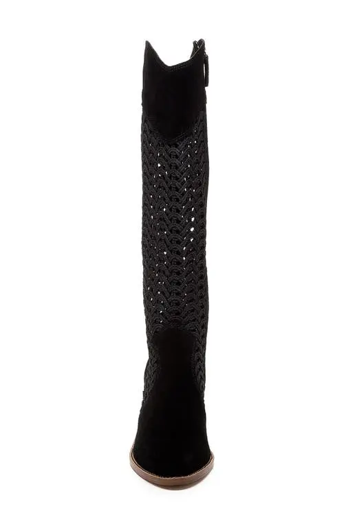 KELSI DAGGER BROOKLYN Echo Knee High Boot - Black
