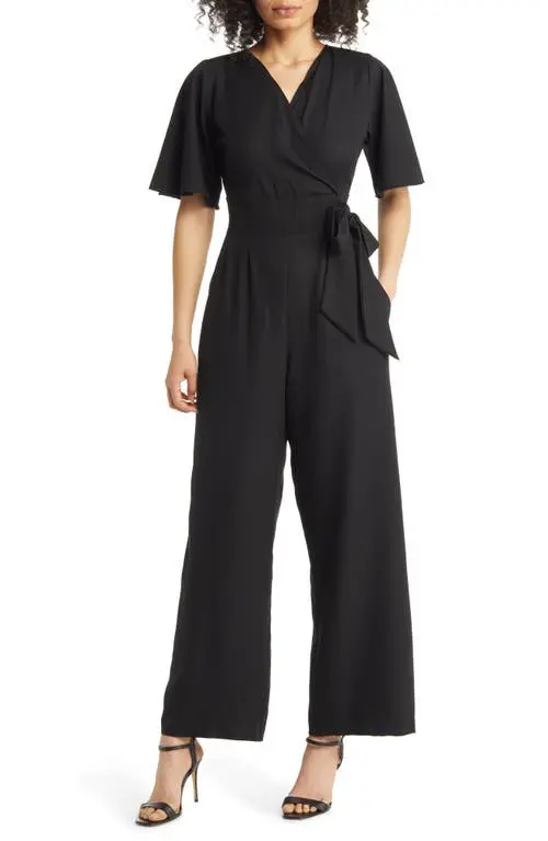 KIYONNA Charisma Crepe Jumpsuit - Black Noir