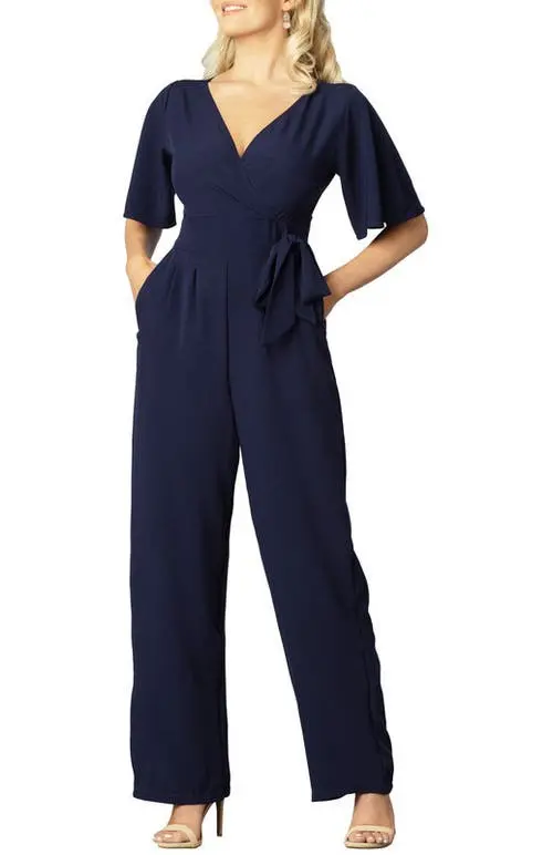 KIYONNA Charisma Crepe Jumpsuit - Nouveau Navy