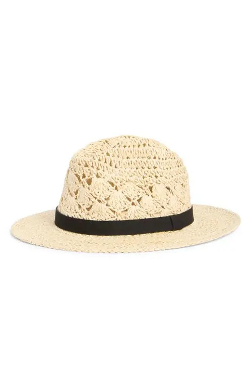 Nordstrom Packable Panama Hat - Natural