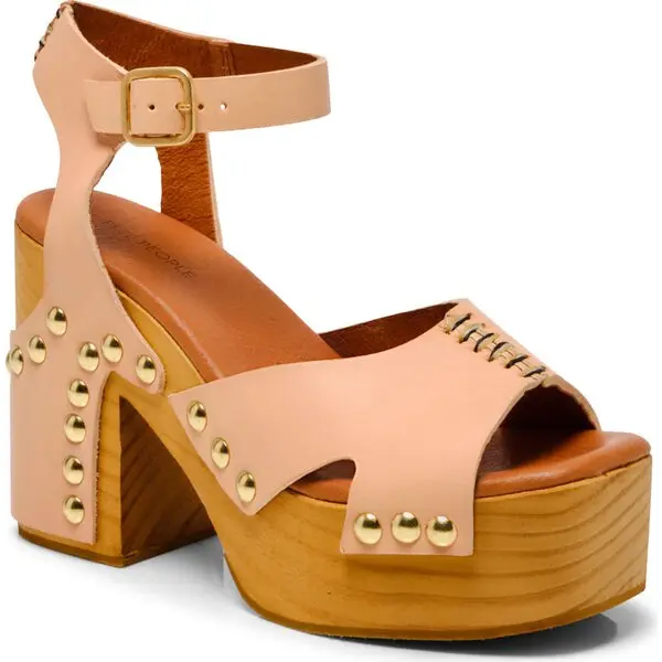Free People Cecily Platform Sandals - Vachetta