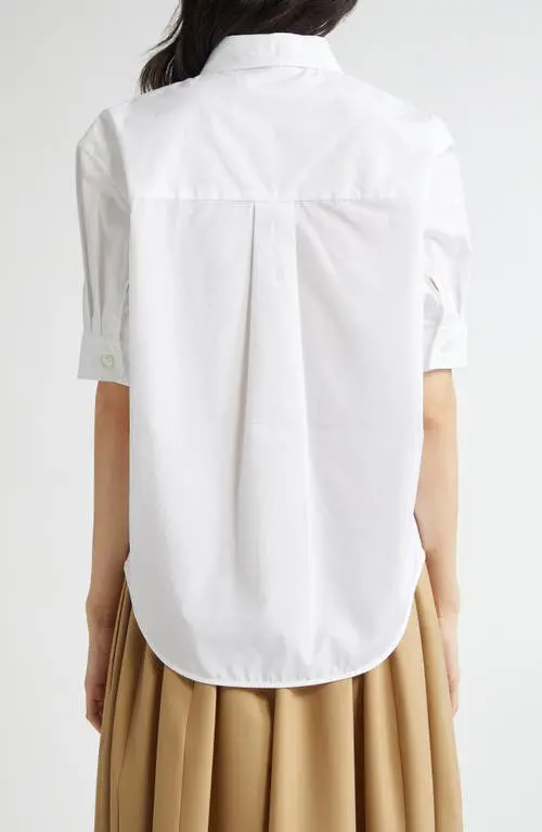 Marni Short Sleeve Poplin Button-up Shirt