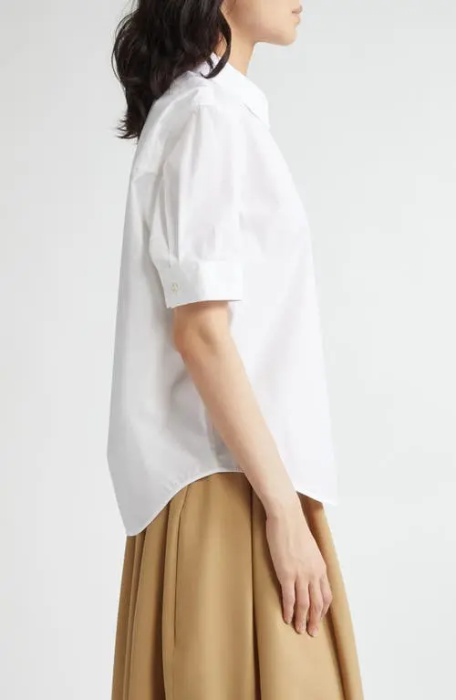 Marni Short Sleeve Poplin Button-up Shirt