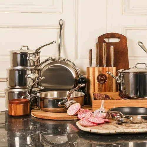 MAUVIEL M'cook Stainless Steel 5 Piece Cookware Set