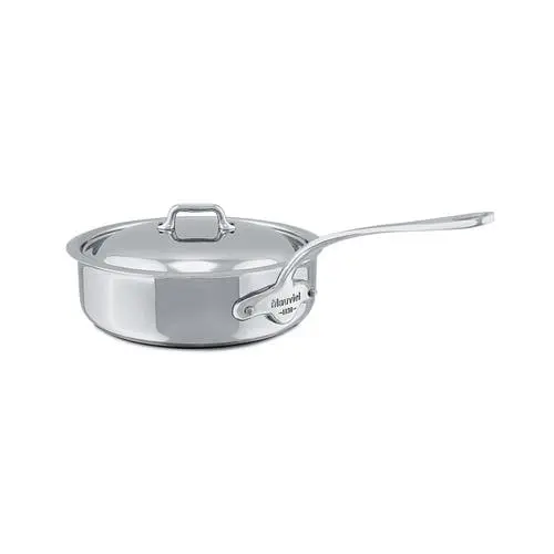 MAUVIEL M'cook 3.2 Qt. Stainless Steel Saute Pan & Lid