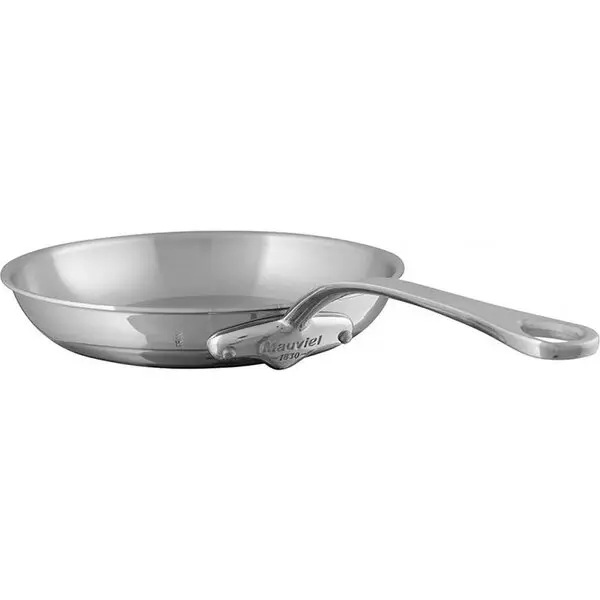 MAUVIEL M'cook 11 Inch Stainless Steel Round Frying Pan - Silver