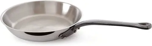 MAUVIEL M'cook Ci Stainless Steel Frypan 11.7 Inch - Silver