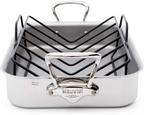 MAUVIEL M'cook Stainless Steel Roasting Pan With Rack