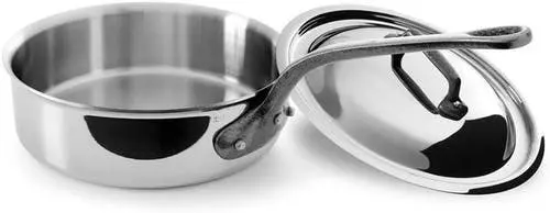 MAUVIEL M'cook Ci Stainless Steel Saute Pan With Lid - Silver