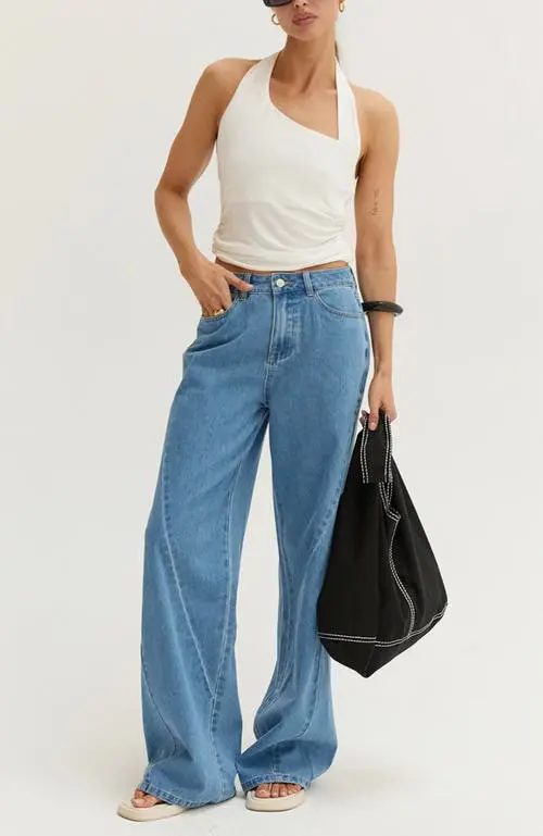 CRESCENT Wide-leg Denim Pants
