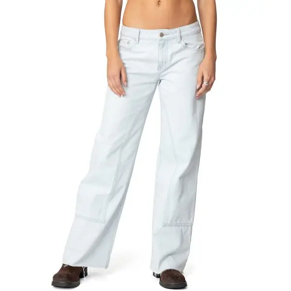 EDIKTED Savanna Low-rise Wide-leg Jeans