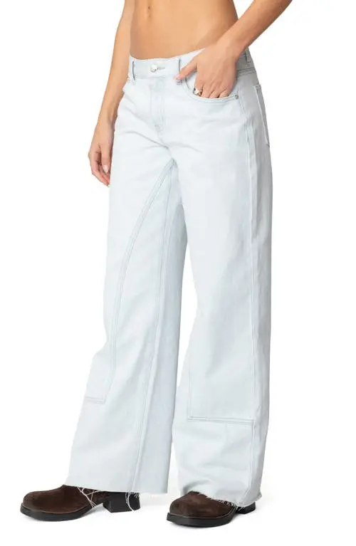 EDIKTED Savanna Low-rise Wide-leg Jeans
