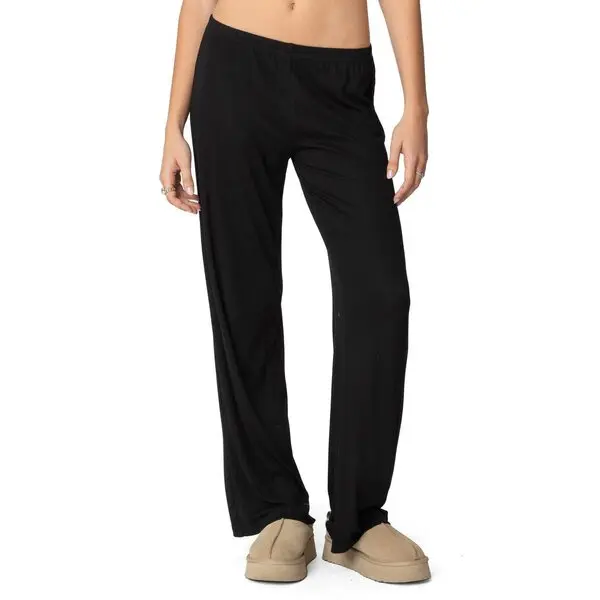 EDIKTED Justina Lounge Pants - Black