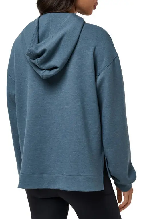 Travis Mathew Skyloft Hooded Sweatshirt - Heather Dark Slate