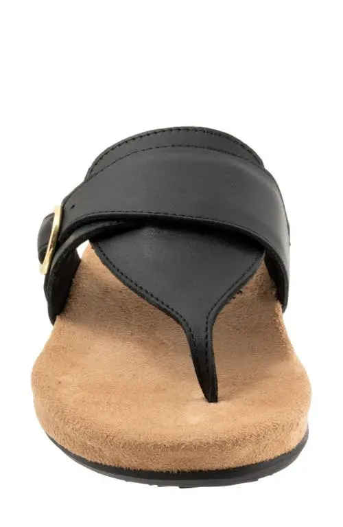 Softwalk Belize 2.0 T-strap Sandal - Black