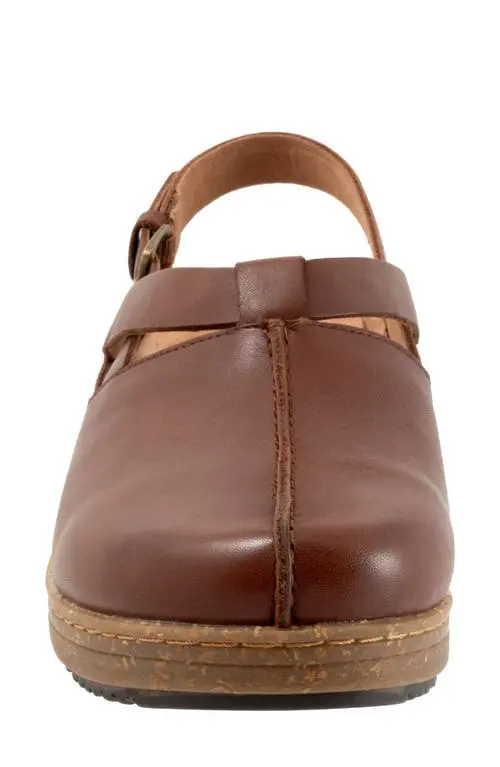 Softwalk Arica Slingback Clog - Brown