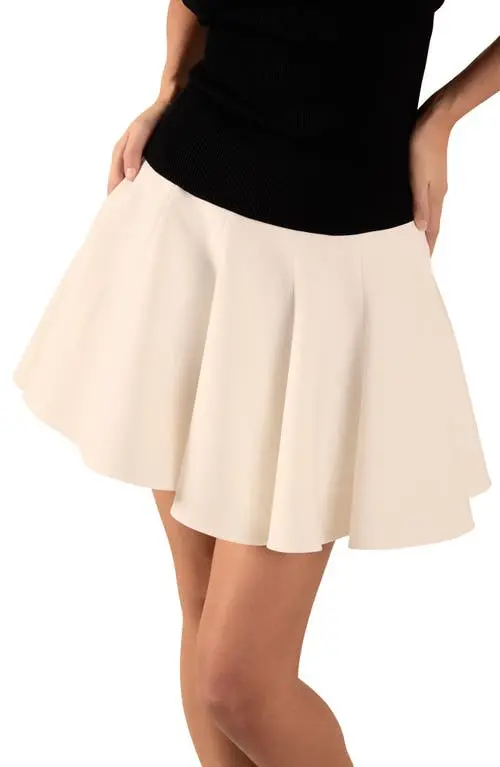 Endless Rose Circle Pleated Mini Skirt