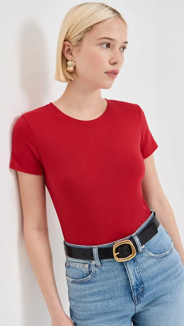 LE BOP Eloise Tee - Crimson