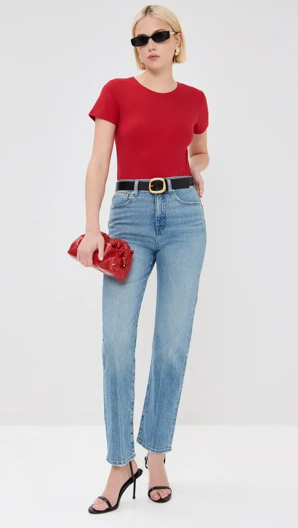 LE BOP Eloise Tee - Crimson