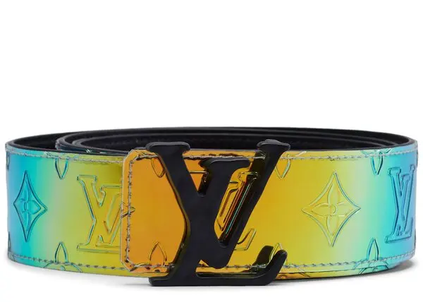 LOUIS VUITTON Shape Reversible Monogram Belt 40mm - Prism/black