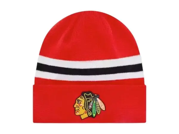 OVO X Nhl Chicago Blackhawks Beanie Hat - Red