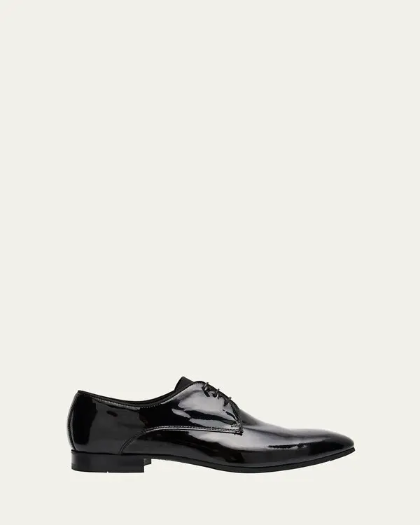 Bergdorf Goodman Patent Leather Derby Shoes