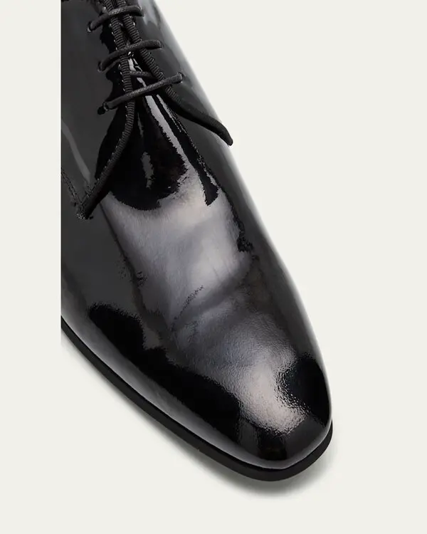 Bergdorf Goodman Patent Leather Derby Shoes